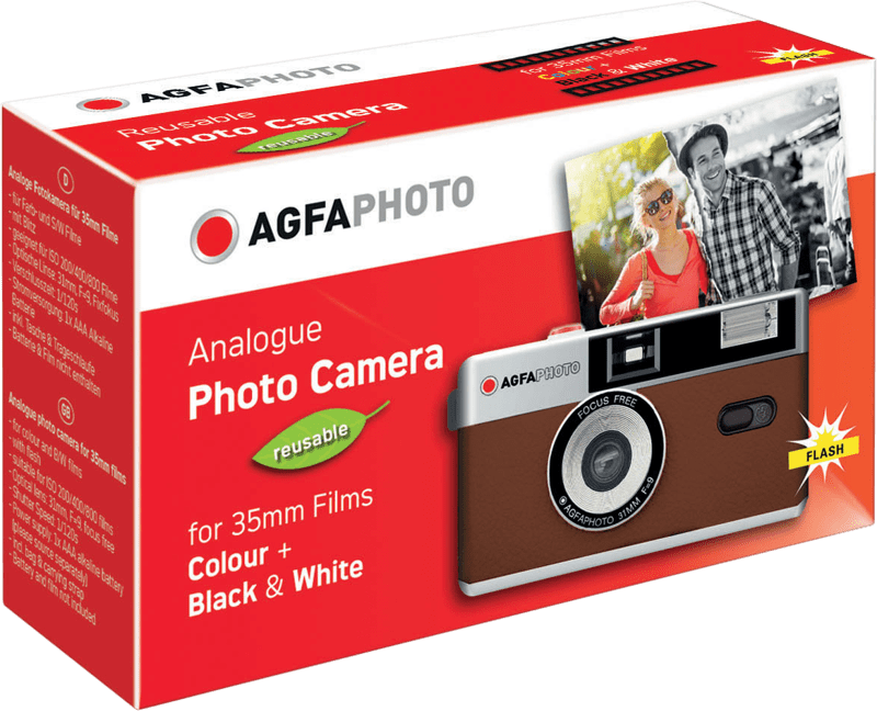 AgfaPhoto Analog Kamera 35mm Brun - Kamerahuset.com